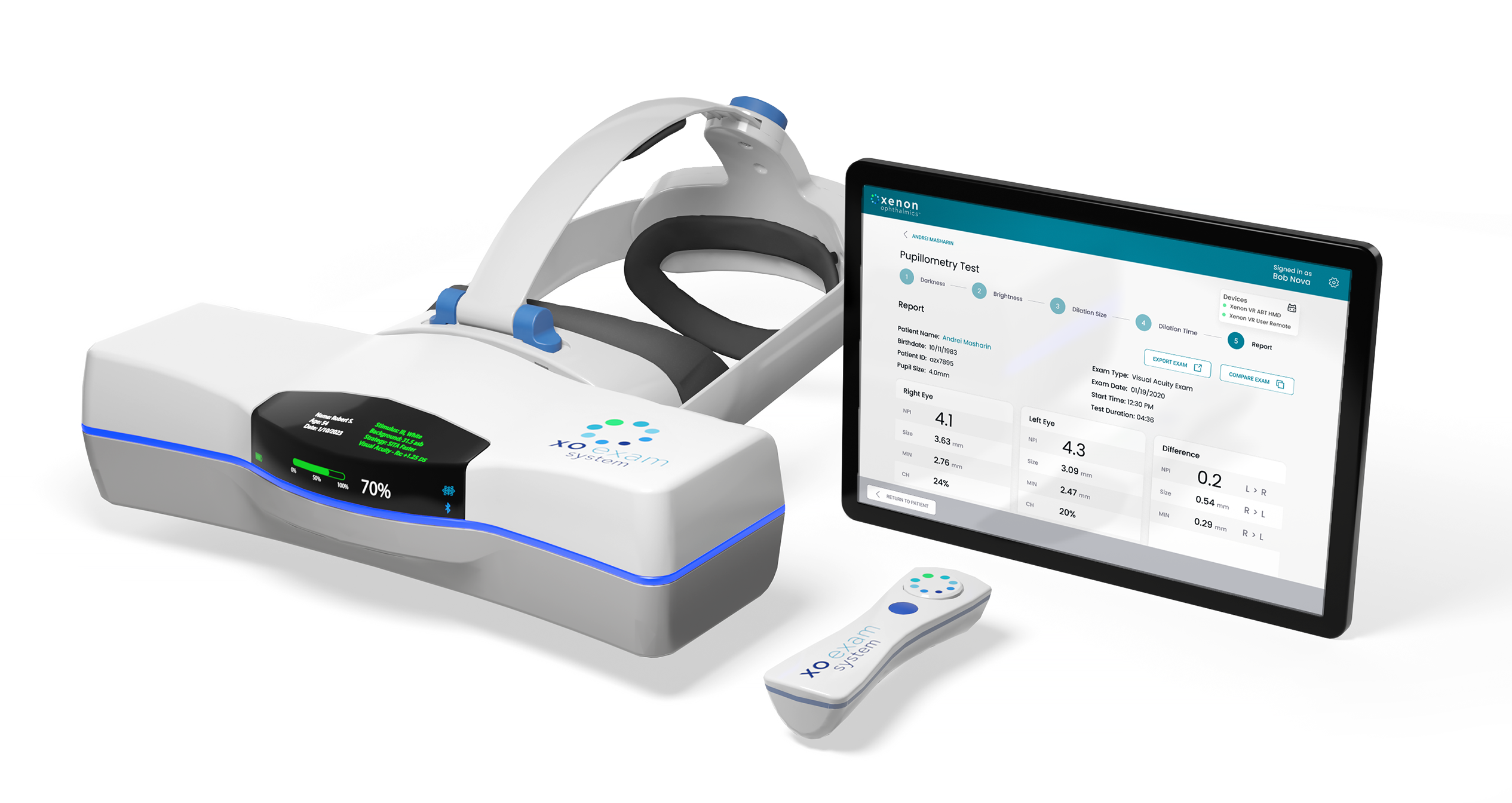 XO Exam System Features and Specifications - Xenon Ophthalmics