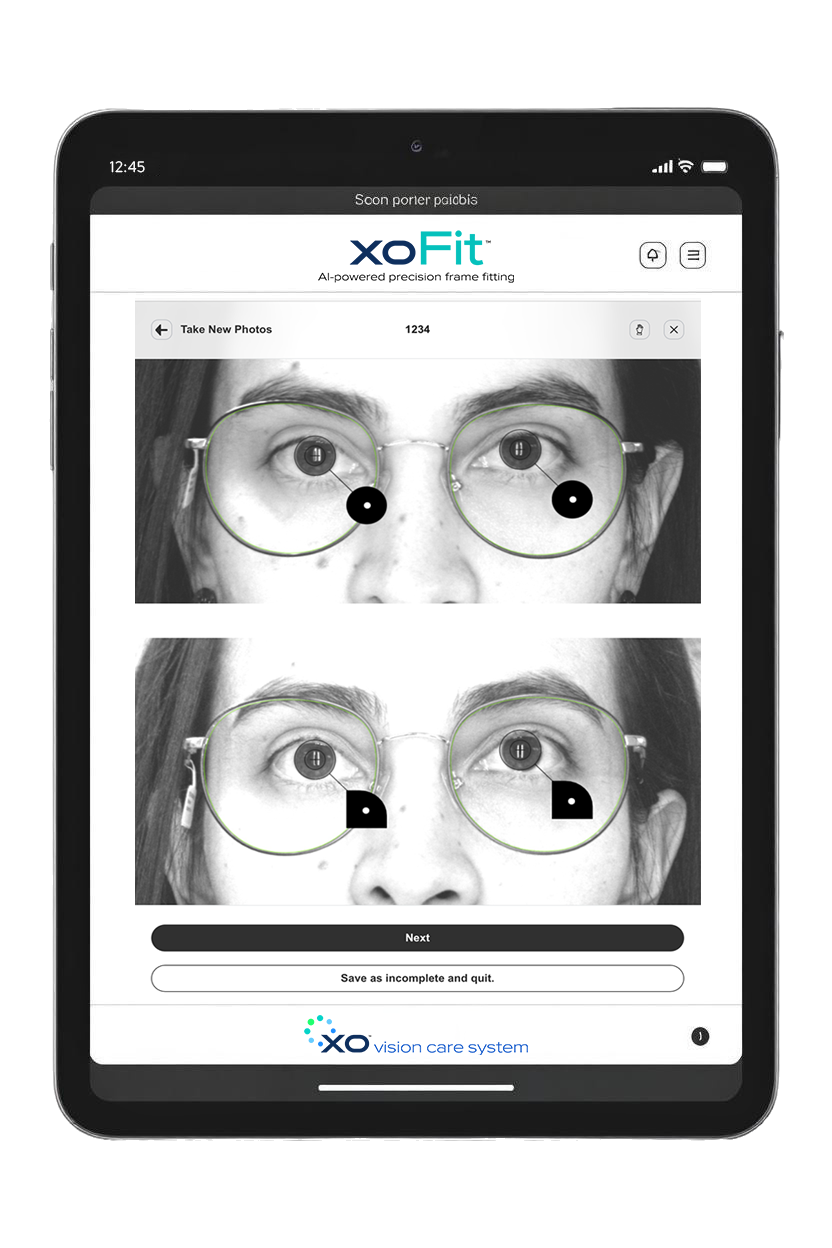 xoFit Frame Fitting | Digital Frame Measurement System